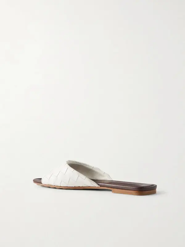Bottega Veneta Livia Woven Leather Sandals