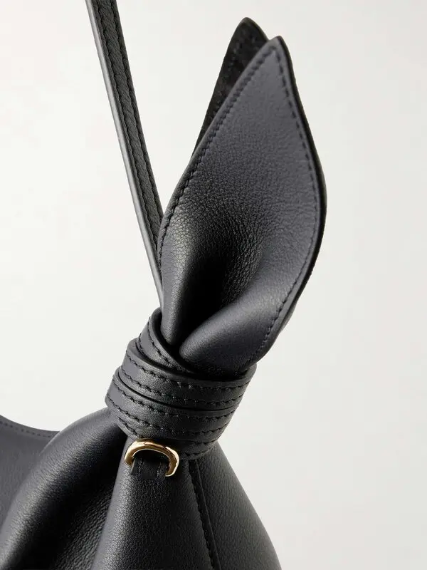 Loewe Scarf Medium Knot-detailed Leather Shoulder Bag