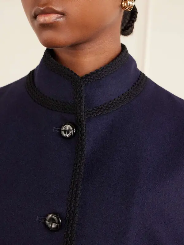 BLAZÉ MILANO Nitak Curly Virgin Wool Coat