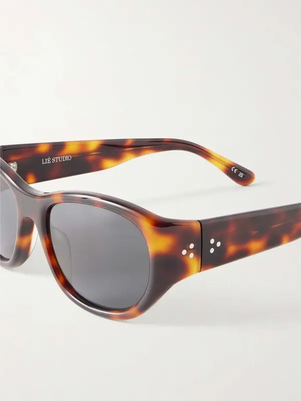 Lié Studio Lee Oval-frame Acetate Sunglasses