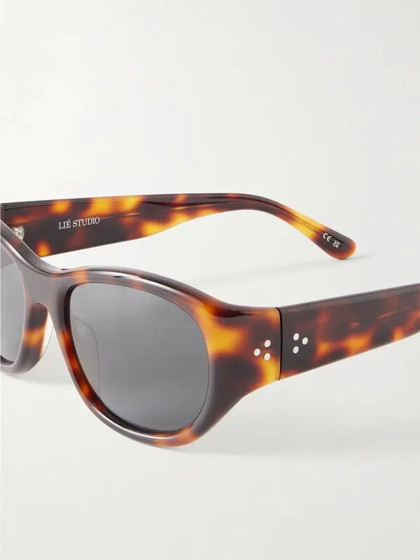 LIÉ STUDIO Lee Oval Frame Sunglasses