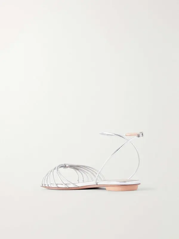 AQUAZZURA Anima Leather Flats