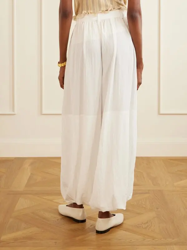 Sea Lisette Lace-trimmed Shell Balloon Pants