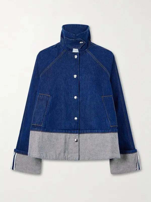Brandon Maxwell The Wells Denim Jacket - Blue