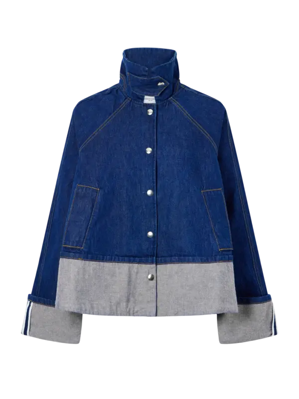 Brandon Maxwell The Wells Denim Jacket - Blue