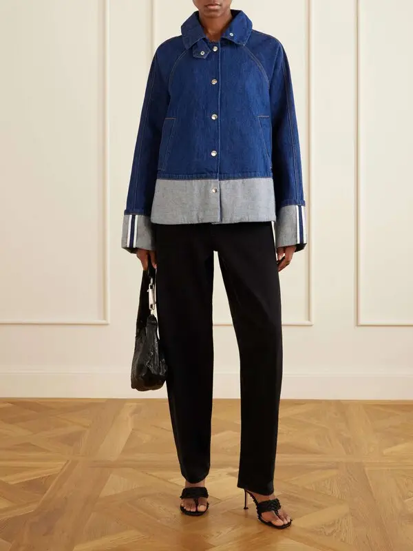 Brandon Maxwell The Wells Denim Jacket