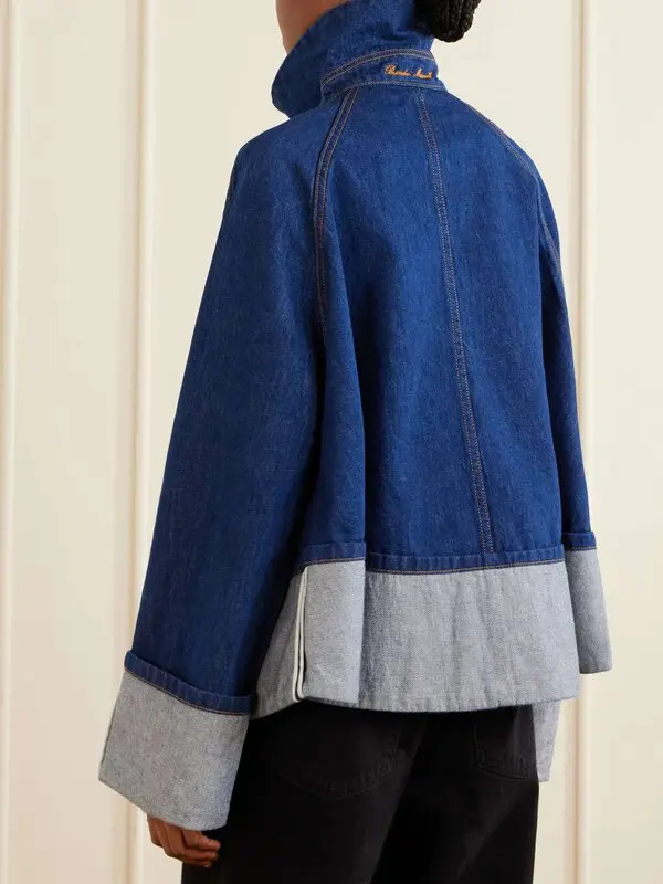 Brandon Maxwell The Wells Denim Jacket