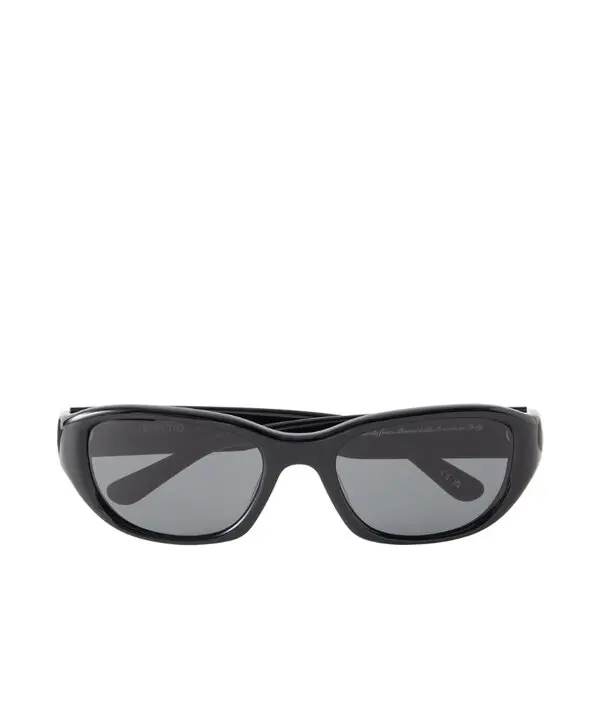 Lié Studio Matteo D-frame Acetate Sunglasses - Black
