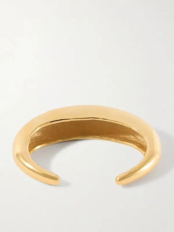SIMUERO 18-karat -plated Cubic Zirconia Bangle