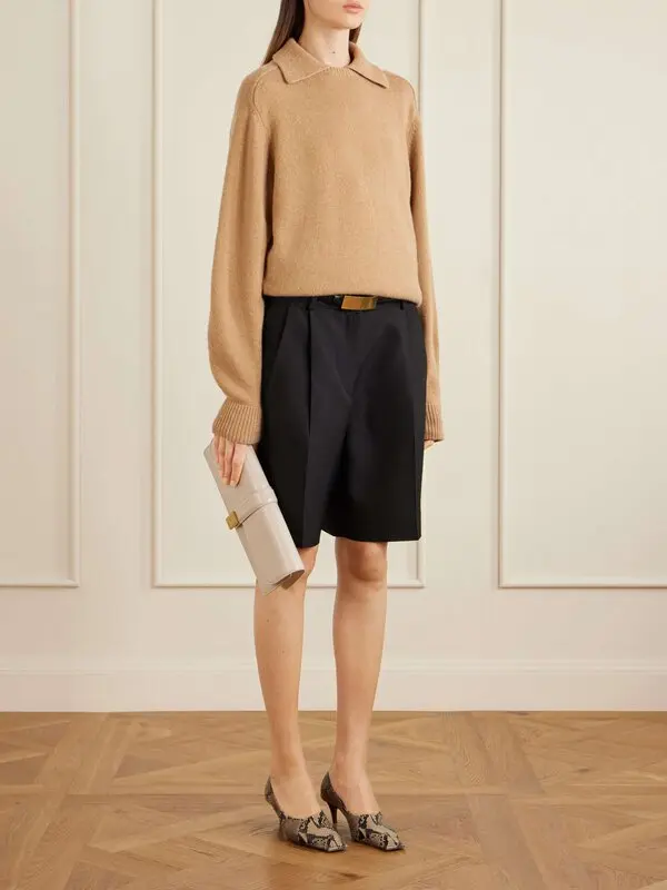 Khaite Jackson Wool And Cashmere-blend Sweater