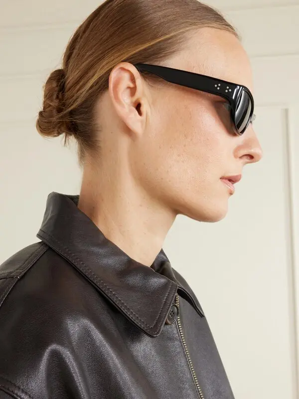 Lié Studio Lee Oval-frame Acetate Sunglasses