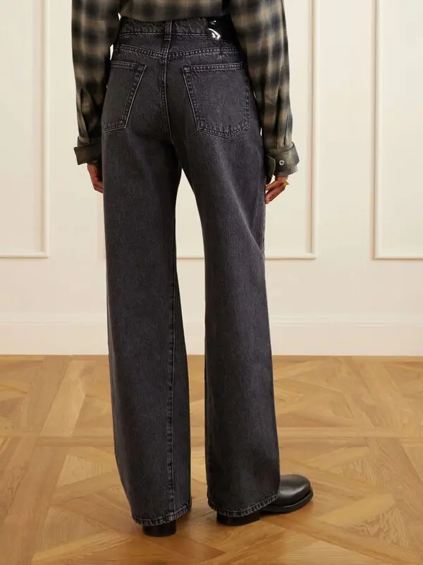 Our Legacy Treble Cut High-rise Wide-leg Jeans