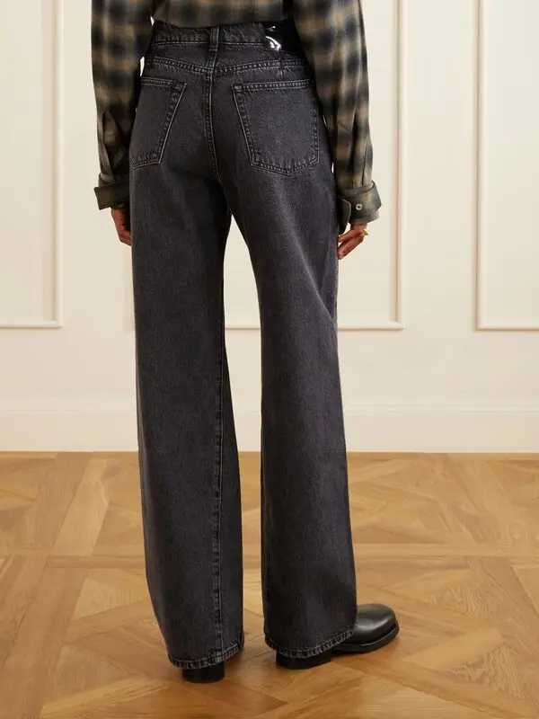 Our Legacy Treble Cut High-rise Wide-leg Jeans