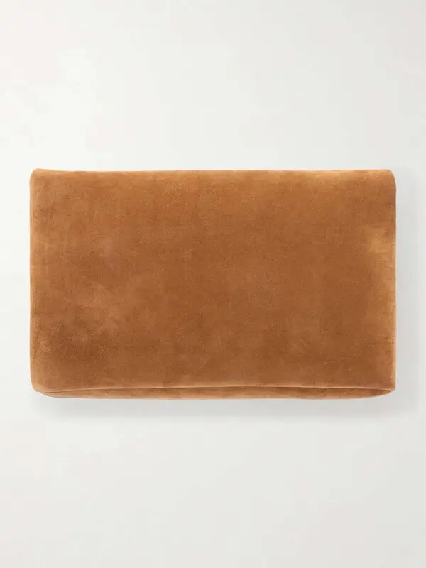 Saint Laurent Cassandre Suede Clutch