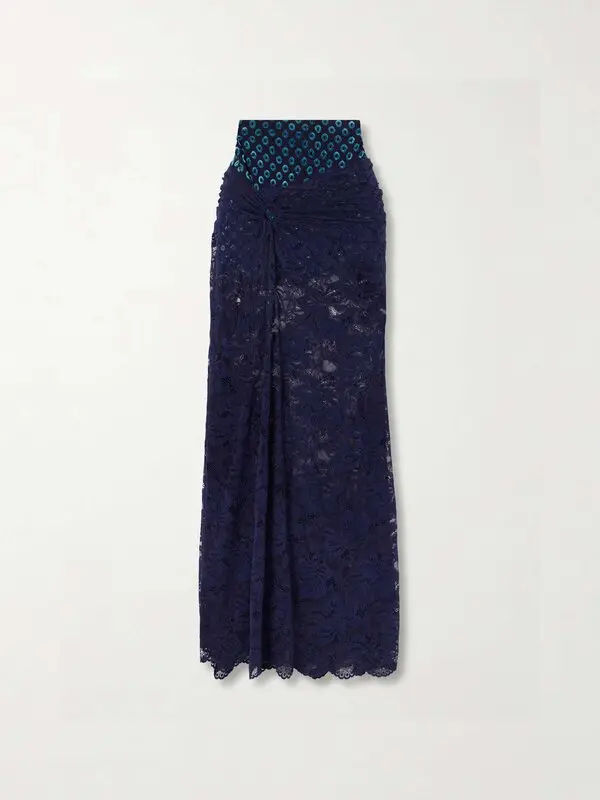 Rabanne Lace Maxi Skirt