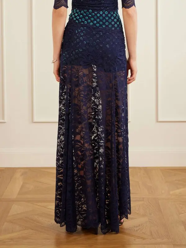 Rabanne Lace Maxi Skirt