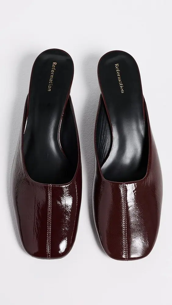 REFORMATION Inez Heeled Mules