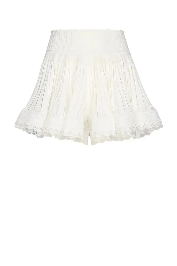 Alaïa Crinoline Short - Blanc