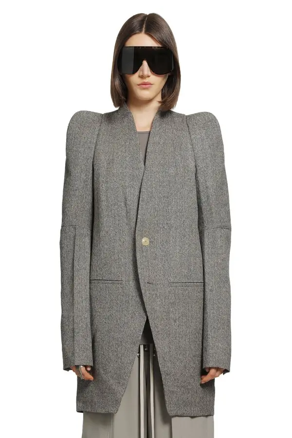 Rick Owens Tower Metro Jkt - Grey