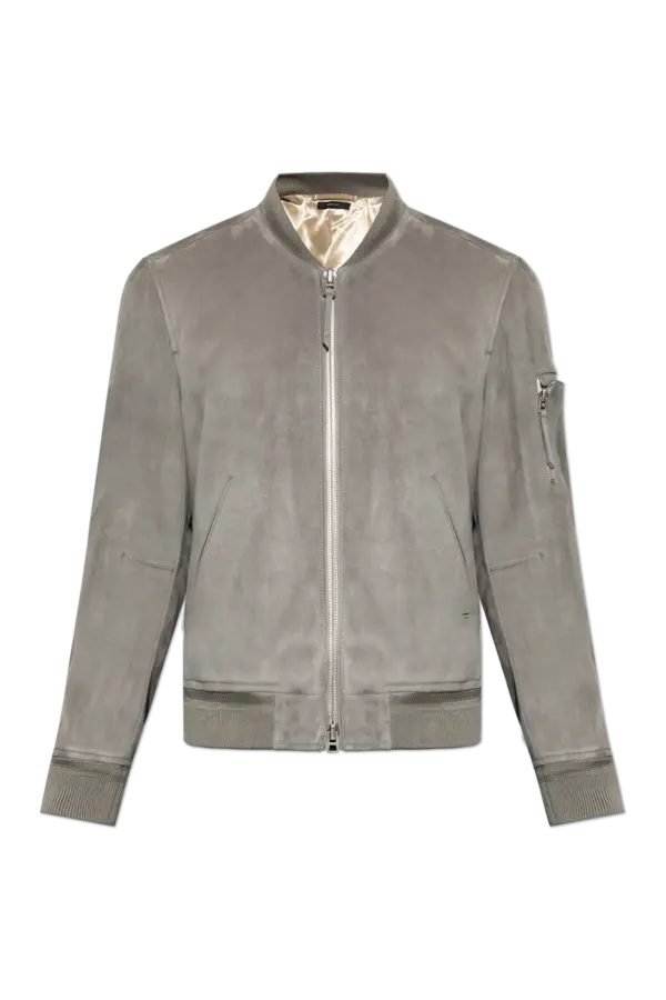 TOM FORD Suede Bomber Jacket
