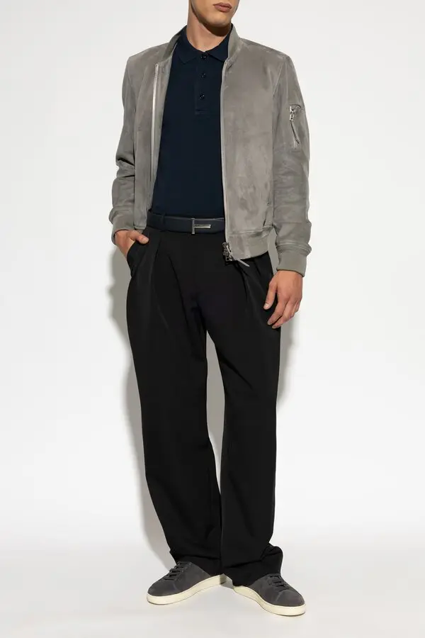 TOM FORD Suede Bomber Jacket