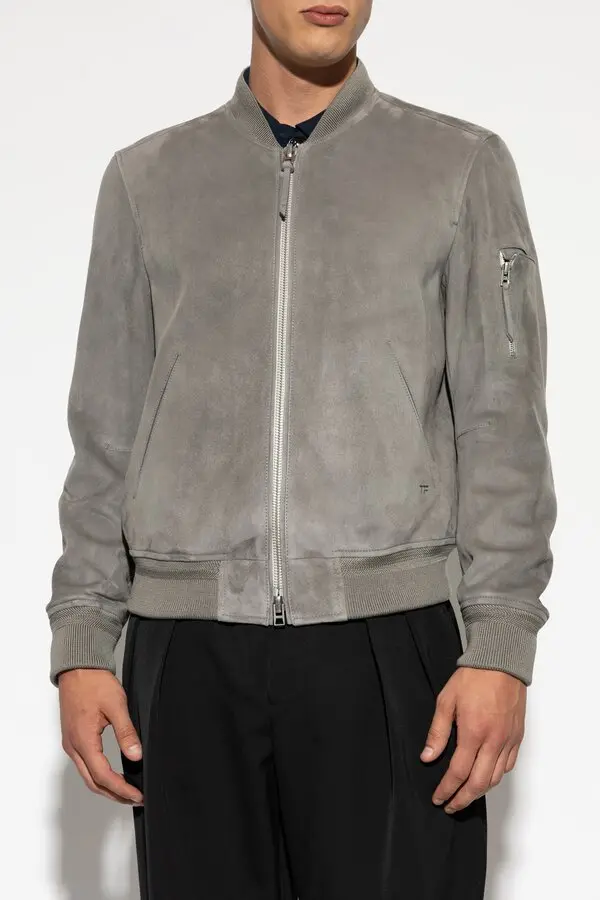 TOM FORD Suede Bomber Jacket