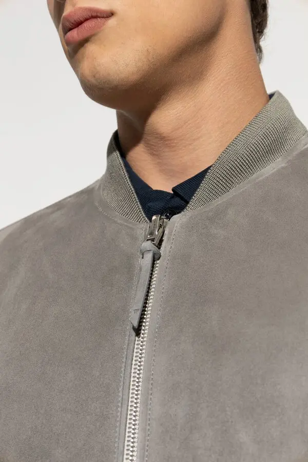 TOM FORD Suede Bomber Jacket