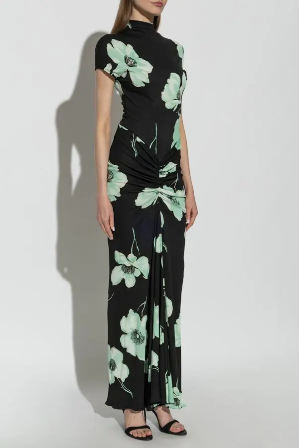 Alaïa Dress With Floral Motif