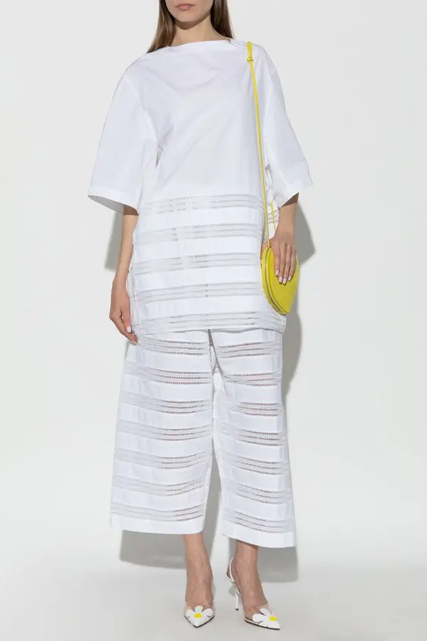 Alaïa Loose-fit Cotton Pants
