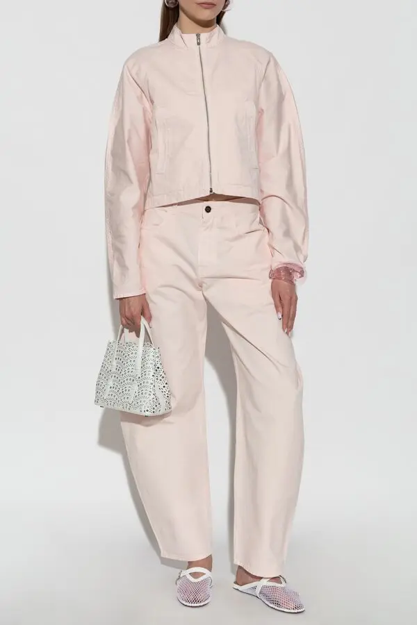 Alaïa Jacket With A Stand-up Collar