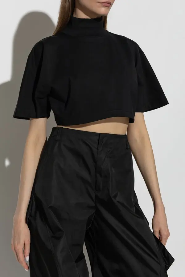 Alaïa Short Top With A Turtleneck