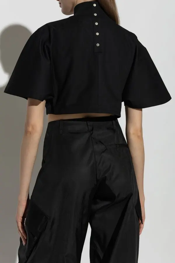 Alaïa Short Top With A Turtleneck