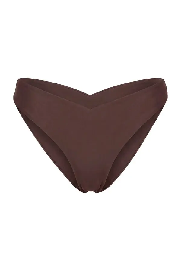 NICHOLAS Tahina Bikini Bottom - Espresso