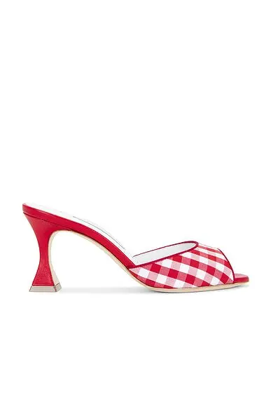 Manolo Blahnik Jadara 70 Gingham Sandal