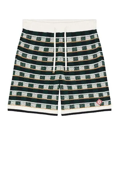 Casablanca Mosaic Knit Shorts
