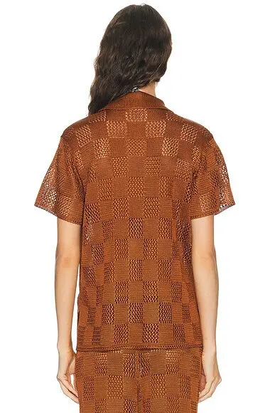 Calle Del Mar Checkers Short Sleeve Shirt