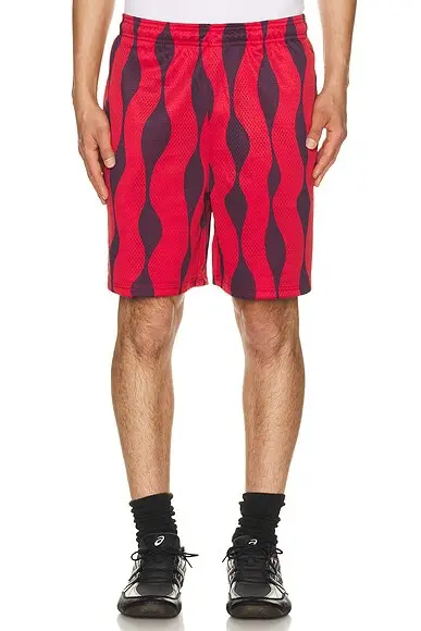 PARRA Waved Mesh Shorts