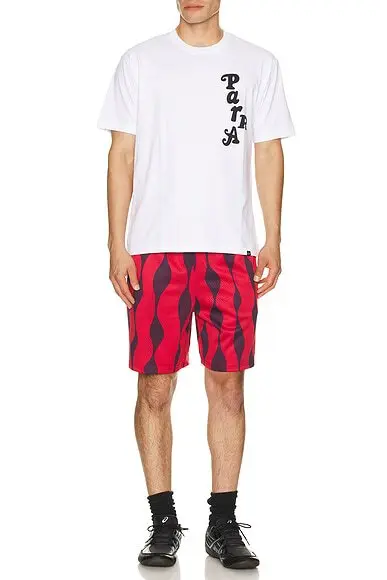 PARRA Waved Mesh Shorts