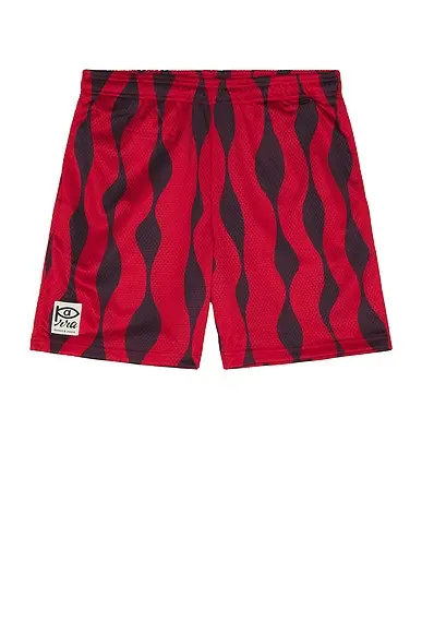 PARRA Waved Mesh Shorts