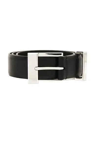Khaite Manhattan 30mm Belt - Black