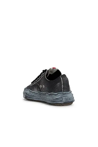 Mihara Yasuhiro Hank Original Sole Shrink Leather Low-top Sneakers