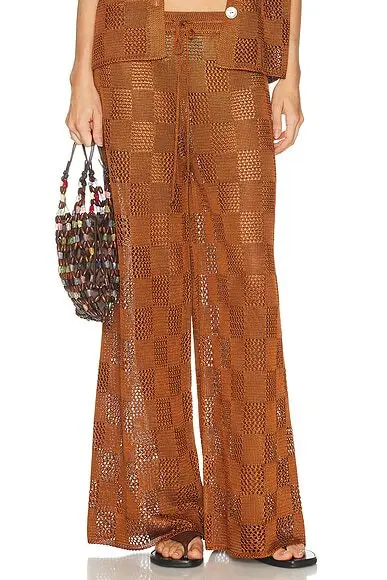 Calle Del Mar Checkers Pants
