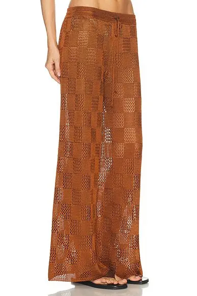 Calle Del Mar Checkers Pants