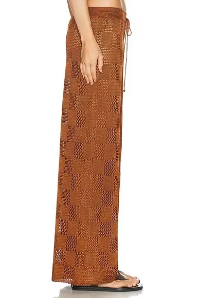 Calle Del Mar Checkers Pants