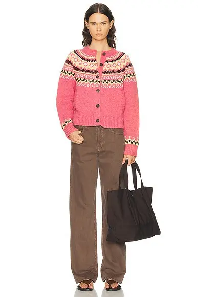 Miu Miu Wool Fairisle Knit Sweater