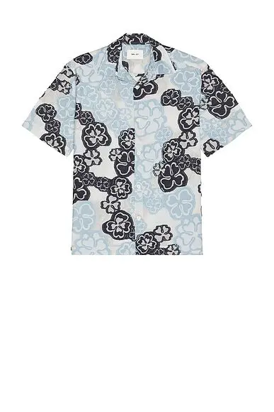 Nn07 Freddy Short Sleeve Shirt 50075 - Blue Multi