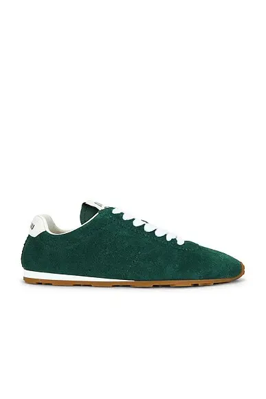 Miu Miu Suede Plume Sneakers