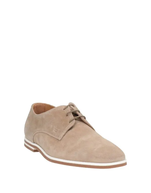 BALDININI Lace-up Shoes Taupe Size Leather
