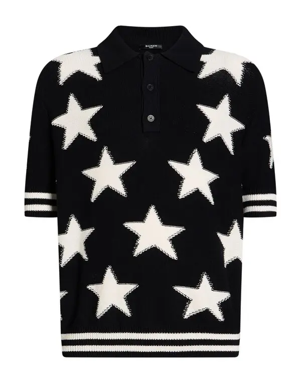 Balmain Polo Shirt Size Cotton, Lyocell, Polyamide