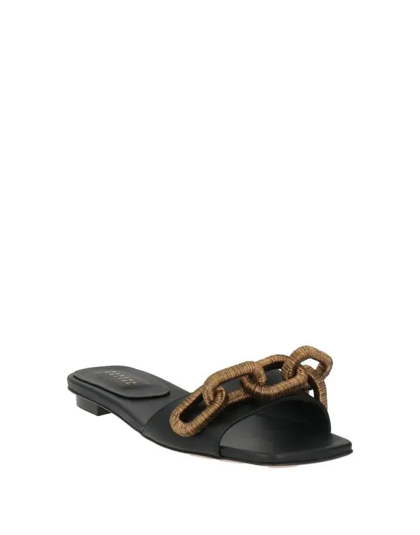 SERENA UZIYEL Sandals Size Leather - Black